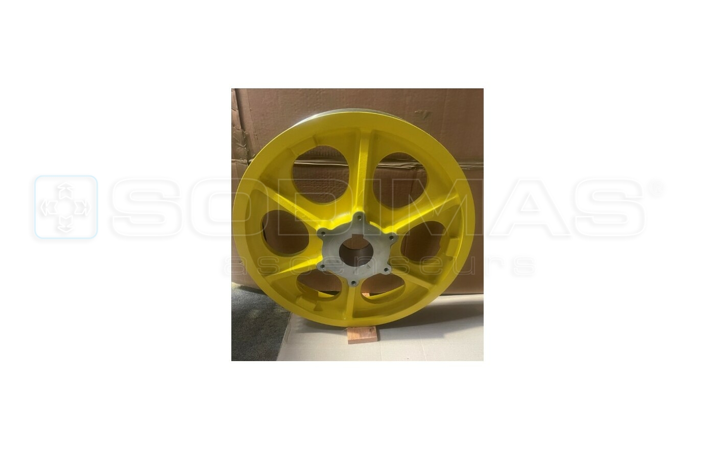Poulie traction Ø 640 5 *13 mm- 90° -treuil 18ATF -compatible