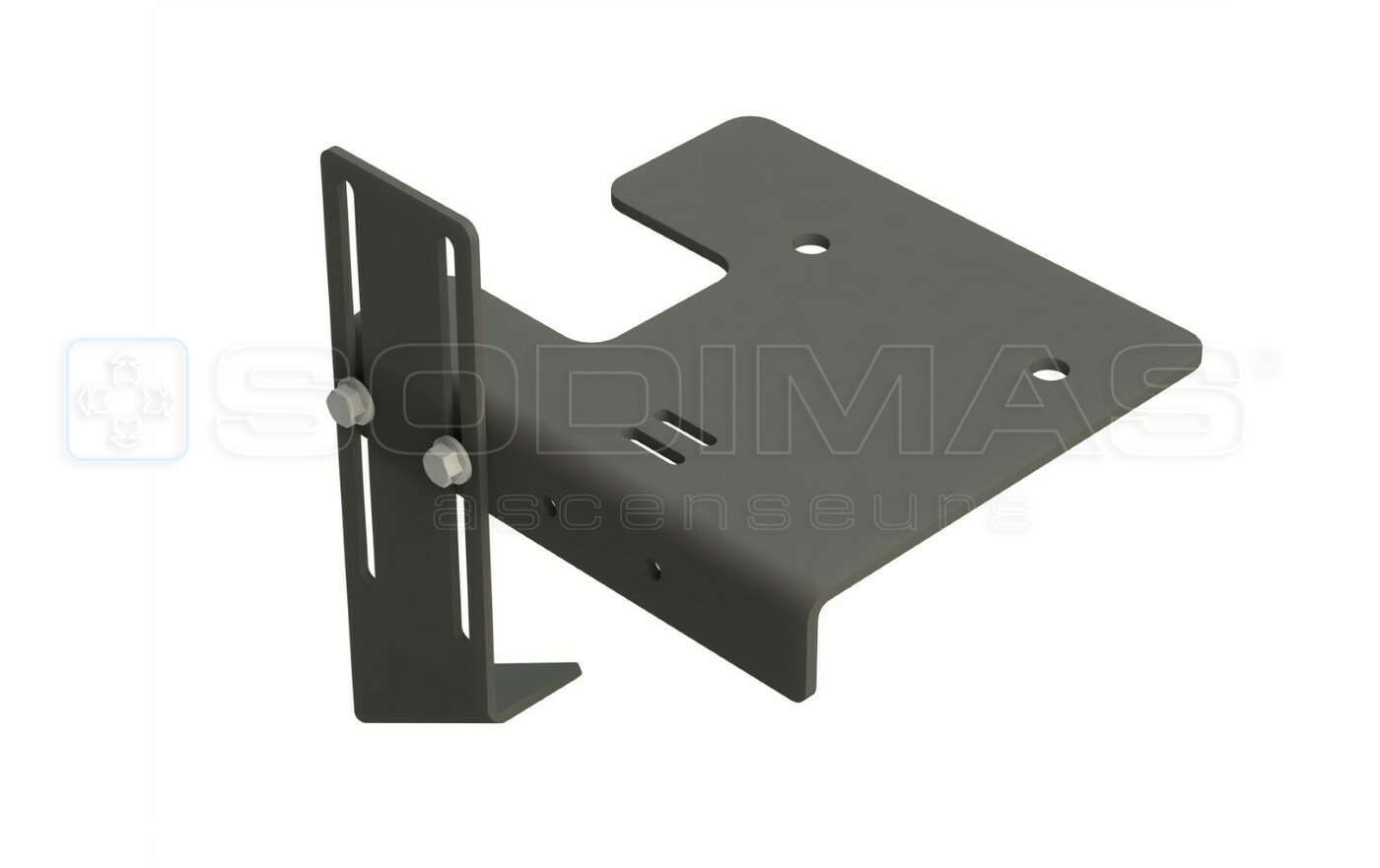 Ensemble butée de fin de course haut