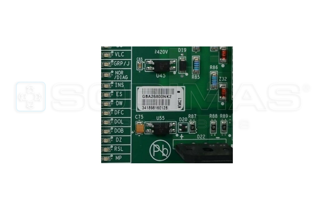 Carte LCB2 CAN GBA26800NK2