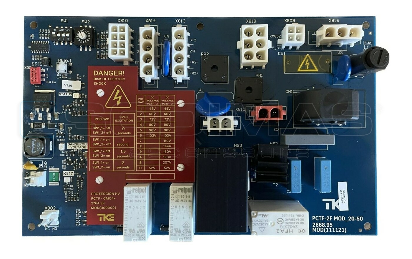 Carte PCTF-2F 2668.95-CMC4