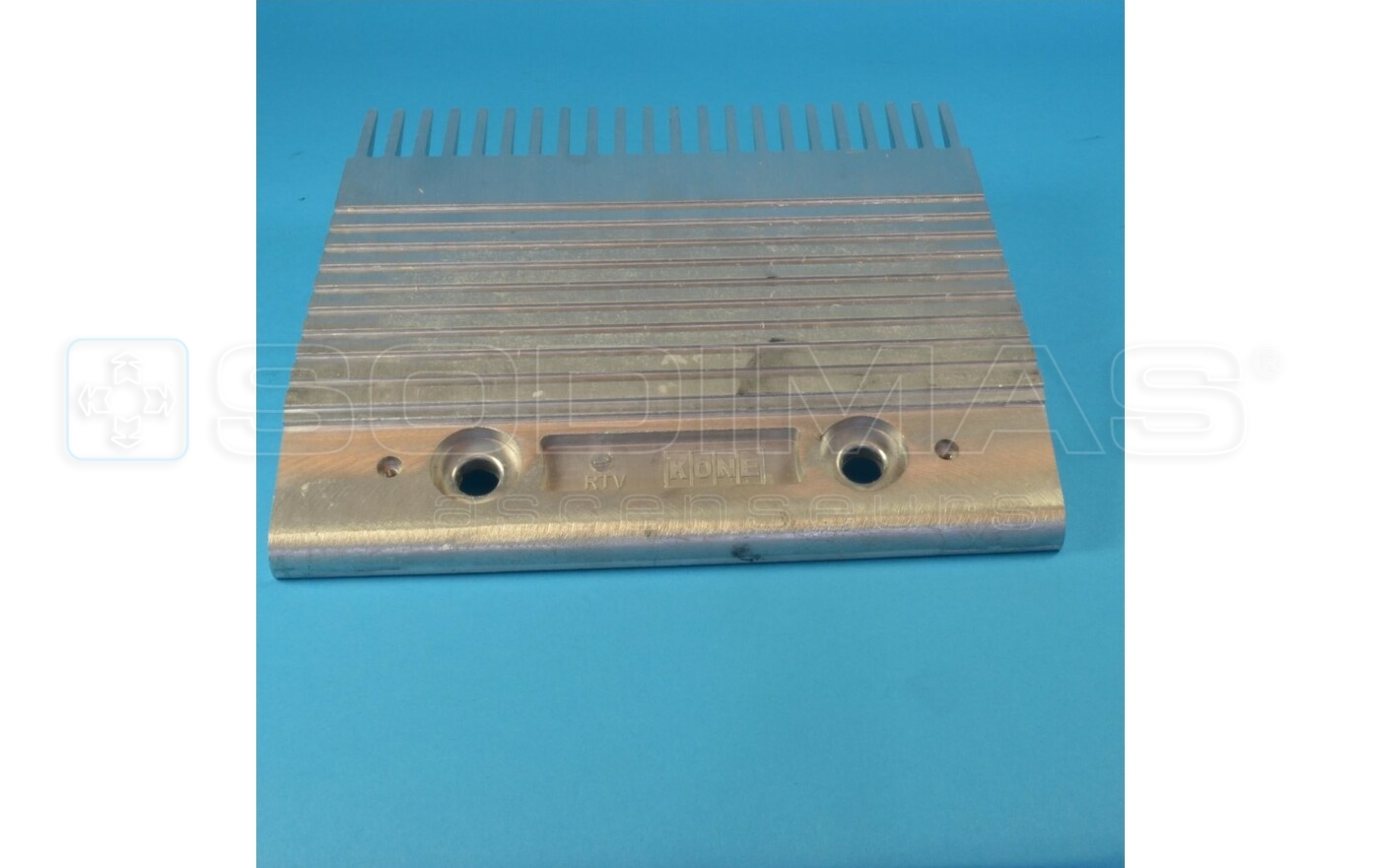 Peigne aluminium RTV-C 197,4x186,9 mm 22 dents pour escalier mécanique RTV